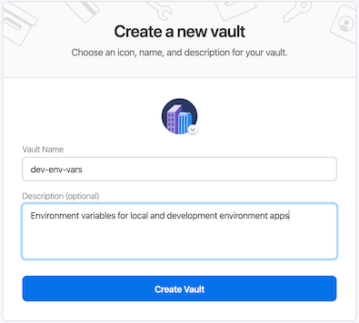Storing And Accessing Environment Variables in 1Password